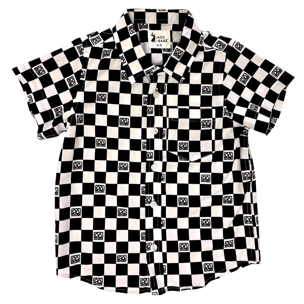Youth RA Checker Camp Shirt – Paddock Shop