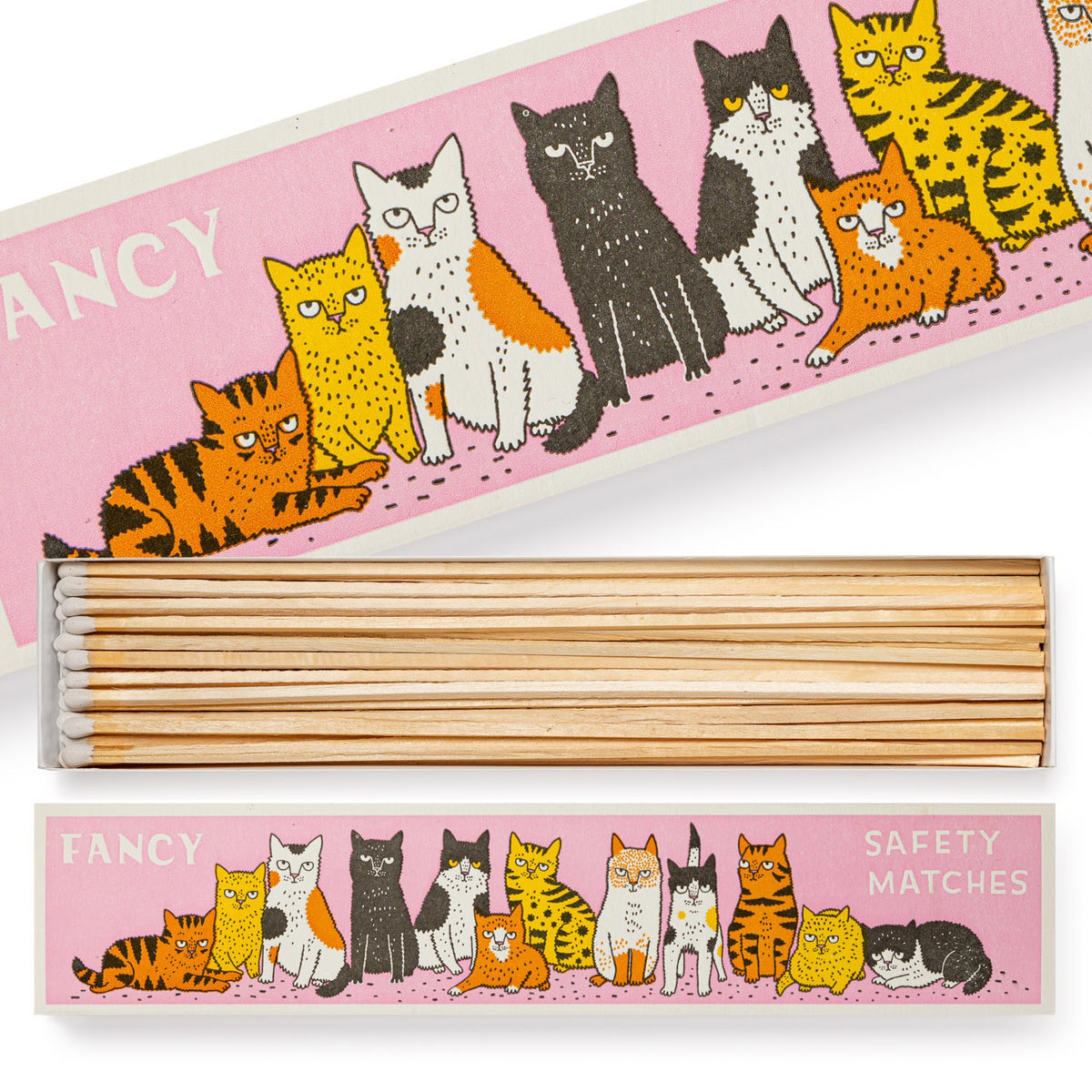 Fancy Cat Safety Matches – Paddock Shop